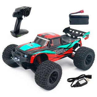 JJRC Q123 1: 10 Racing Car Brushed 4WD RTR RC Truck Red & Green