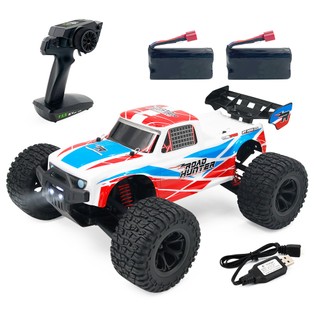 JJRC Q123 1: 10 Racing Car Brushed 4WD RTR RC Truck White&Blue