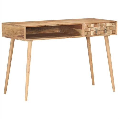 Writing Desk 115x50x76 cm Solid Acacia Wood