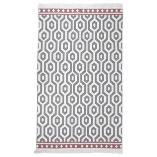 Rug Grey 120x180 cm Cotton