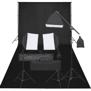 Photo Studio Kit with Light Set and Backdrop
