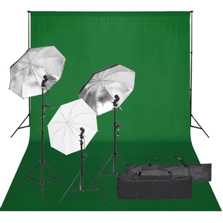 Photo Studio Kit with Light Set and Backdrop