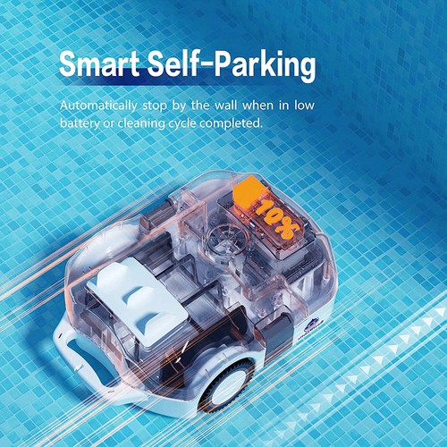 BestRobtic PC01 Cordless Robotic Pool Cleaner White