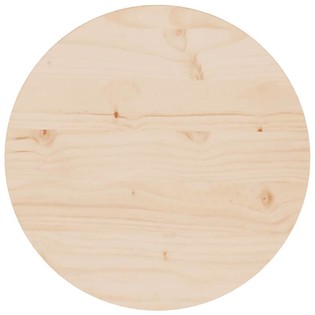 Table Top Ø40x2.5 cm Solid Wood Pine