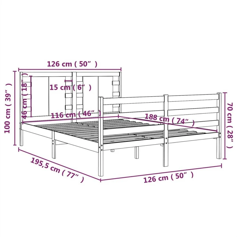 4ft small double bed in cm store