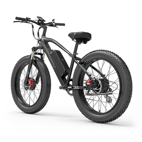 LANKELEISI MG740 PLUS Electric Bike Black & Grey