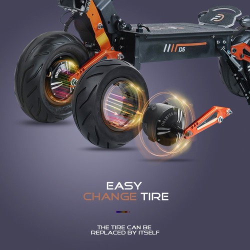 OBARTER D5 Electric Scooter 12 Inch Tire 70Km/h 35AH 2*2500W Motor