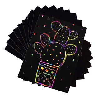 20pcs Laser Engraving Magic Paper Rainbow Color