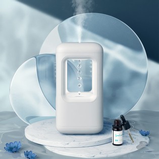 Winben Anti Gravity Levitating Water Drop Humidifier White