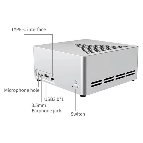 RX1 Mini PC Windows 11 4K Mini PC 8+256GB EU