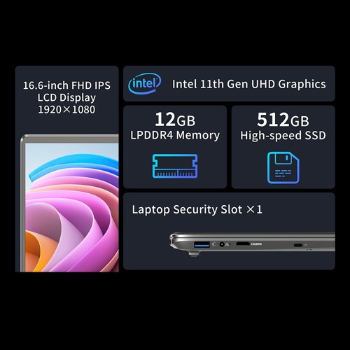 BMAX X15 Plus 15.6'' 1080P Laptop US