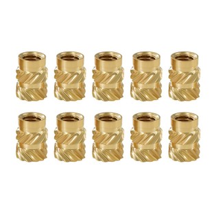 TWO TREES 10pcs M4 Mellow Brass Hot Melt Insert Nuts