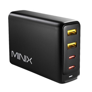 MINIX P2 100W GaN Quick Charger with 2* USB-A + 2*USB-C Ports