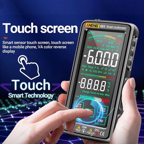 ANENG 683 Digital Multimeter with Combination Cable Red