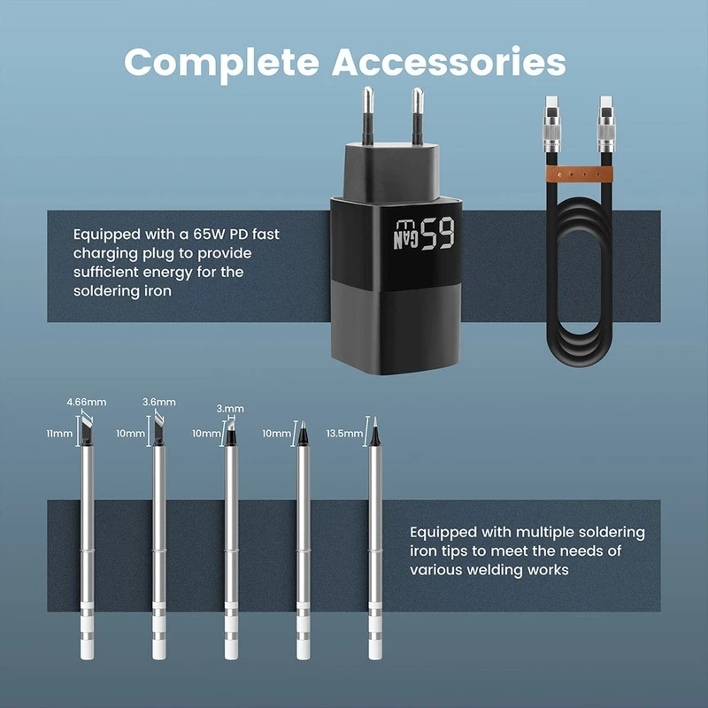 Digital soldering iron kit store