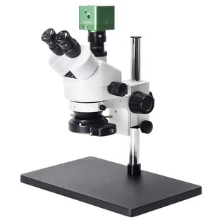 HAYEAR 7X-45X Trinocular Zoom Stereo Microscope
