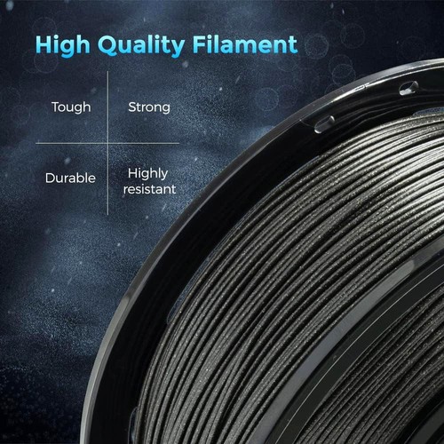 Flashforge Galaxy PLA 3D Printing Filament 1kg Galaxy Black | Poland
