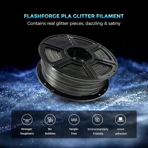 Flashforge Galaxy PLA 3D Printing Filament 1kg Galaxy Red | Poland