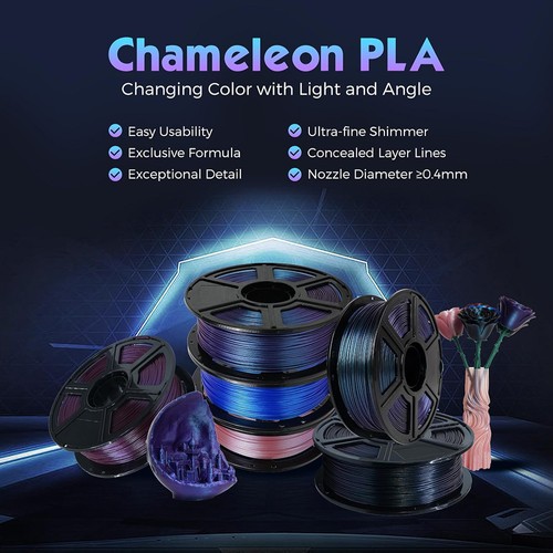 Flashforge Multicolor PLA 3D Pringting Filament Burnt Titanium | Poland