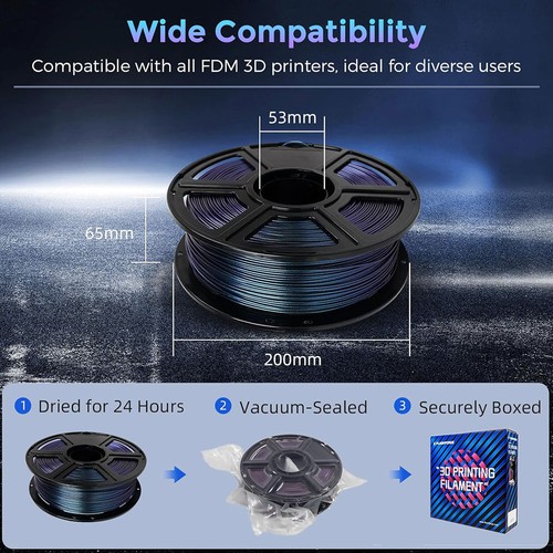 Flashforge Multicolor PLA 3D Pringting Filament Burnt Titanium | Poland