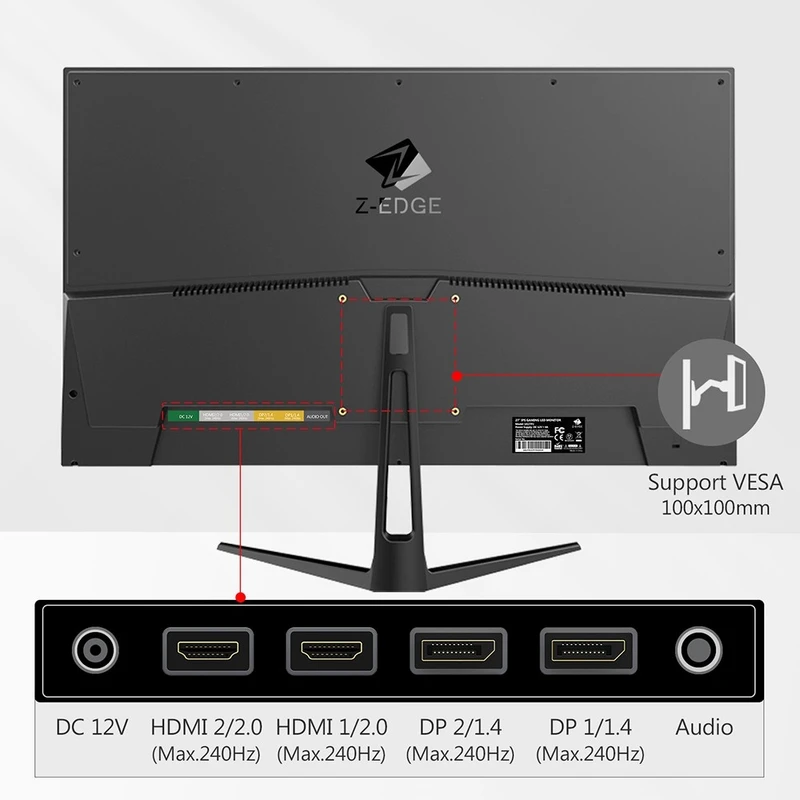 Z-Edge UG27PJ 27-inch Gaming Monitor Z-Edge UG27PJ 27-inch Gaming Monitor