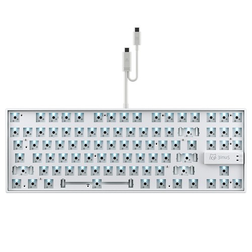 3inuS 87-Key 5-in-1 Mechanical Keyboard Hub Brown Switches