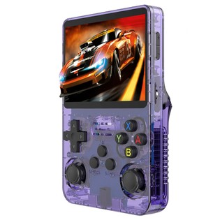 R36S Gaming Handheld 64GB 10000 Games 8W Speaker Purple