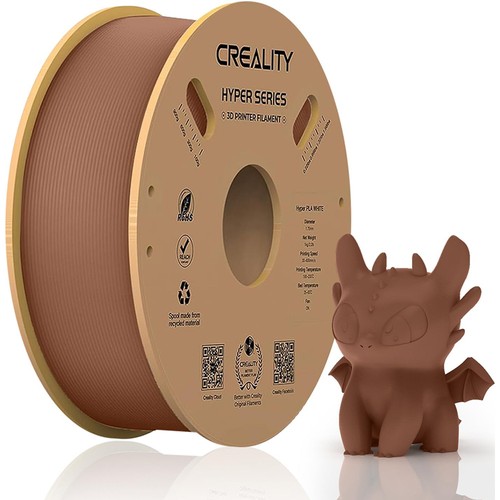 Creality Hyper PLA 3D Printing Filament 1.75mm 1KG Brown | Poland