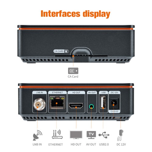 GTMEDIA V9 Prime Satellite Receiver US Plug