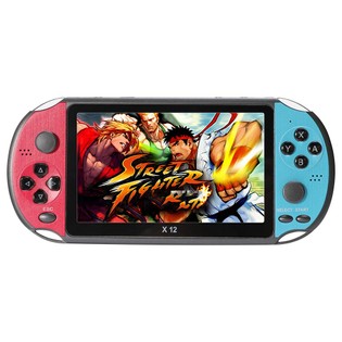 X12 Retro Handheld Game Console Red Blue