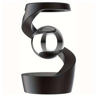 Anti-gravity Kinetic Floating Gyroscope Black Silver Beads