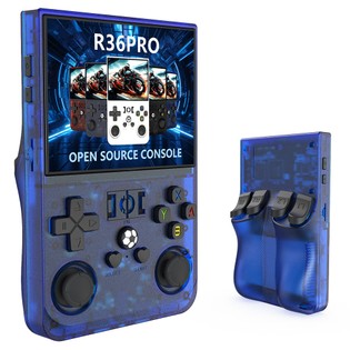 R36 Pro Handheld Game Console 128GB Blue