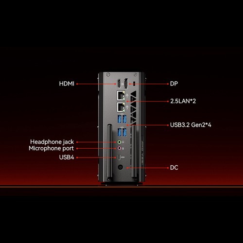 AOOSTAR GODX Gaming Mini PC with Discrete GPU 32GB+1TB EU Plug