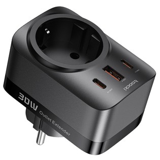 Toocki TCT30-X0Z8 PD30W Outlet Extender Black