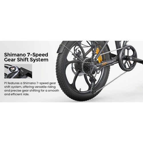 ENGWE P1 Electric Bike 12.5Ah 250W Motor Black