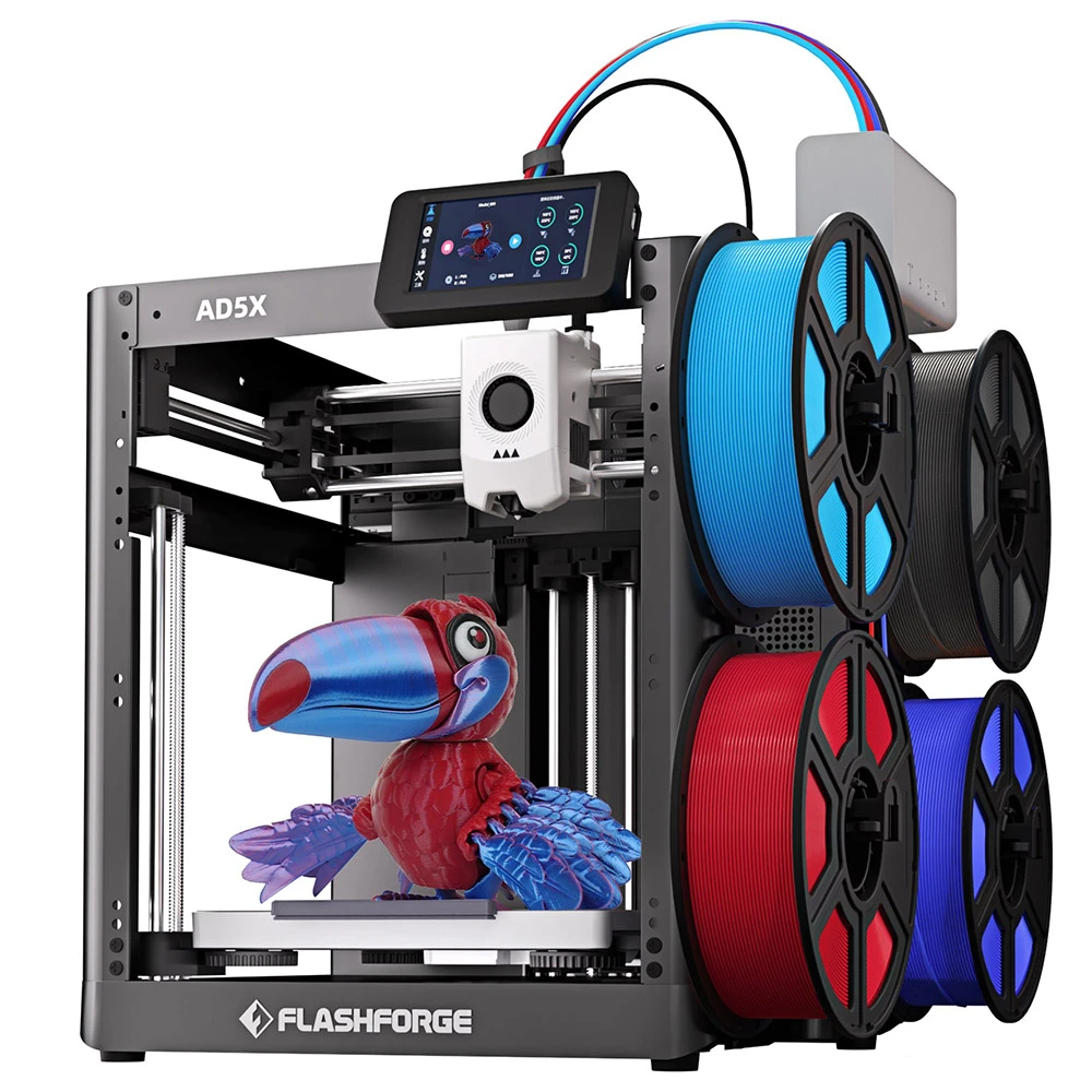 Introduktion: Flashforge AD5X - 3D-print med fire farver - HOC.hu