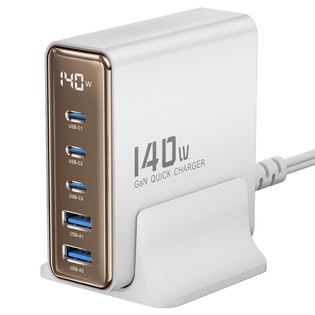 Toocki 140W GaN USB Charger White