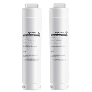 2Pcs Hydrofast HF03 Composite Filter Element for W100 Water Purifier