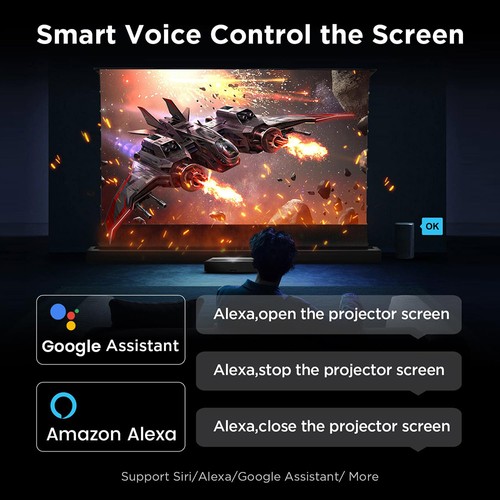 120 inch Motorized Floor Rising ALR Projection Screen | Europe
