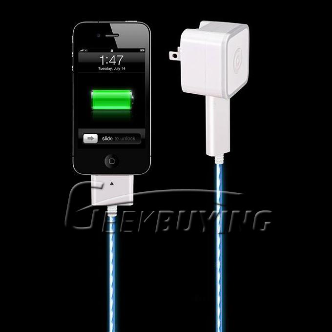 Visible Flashing Smart Charger Cable for iPad, iPhone, iPod