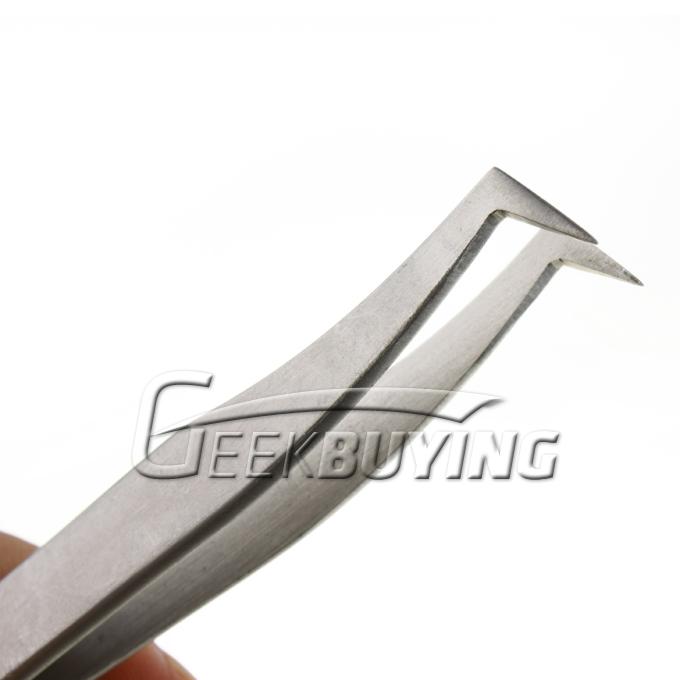 Swiss Pattern Thin Hooked Tweezers BST-6A