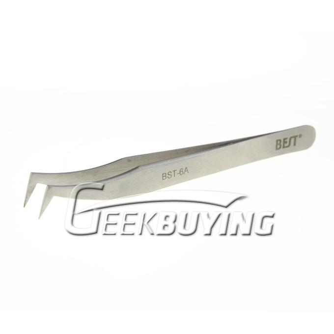 Swiss Pattern Thin Hooked Tweezers BST-6A
