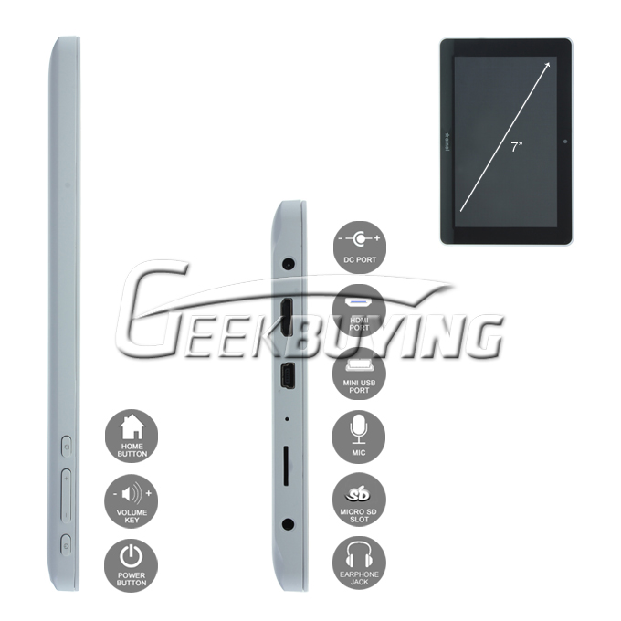 Ainol Novo 7 Crystal 7 inch Tablet PC AML8726-M6 Android 4.1 OS