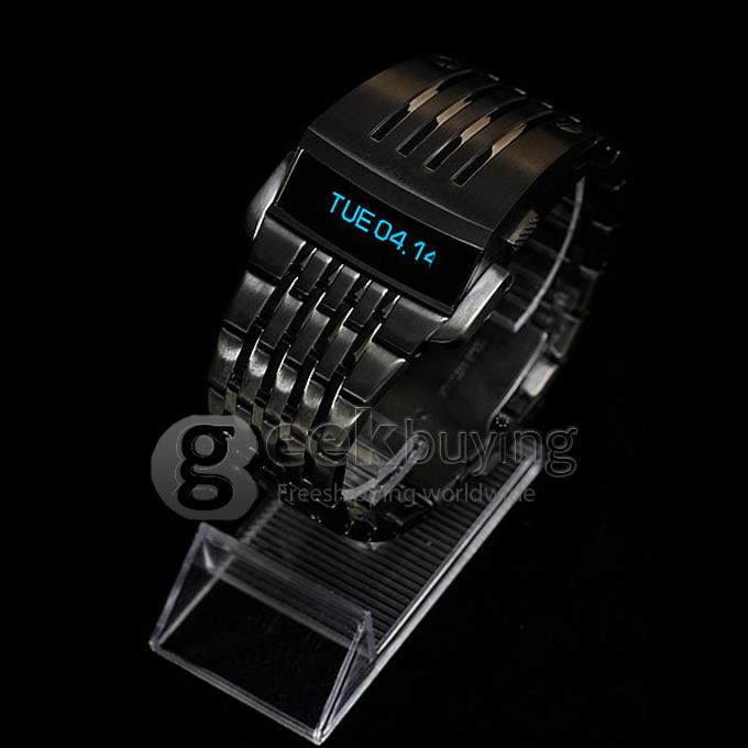 Iron Man Style Men's Creative Concept Robot Digital LED Watch