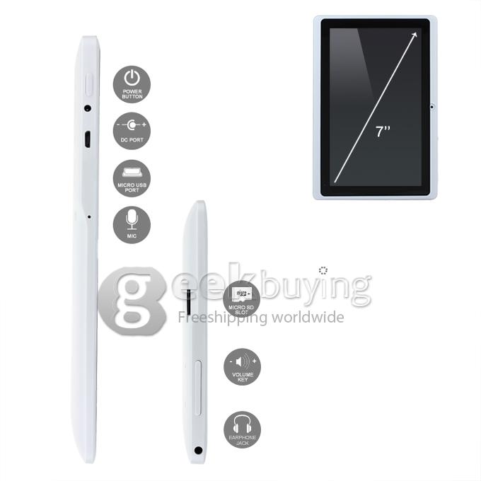 7 inch Actions ATM7013 Q8 Android 4.0 Tablet PC Capacitive Screen Dual ...