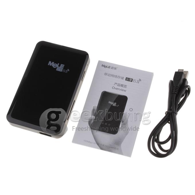 MeLE S3 2600mAh Battery Wireless AP + Network Storage Power Bank