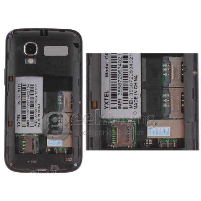 YXTEL G926 3.5Inch WVGA Capacitive Screen SC6820 1GHz Smart Phone 3.0MP ...