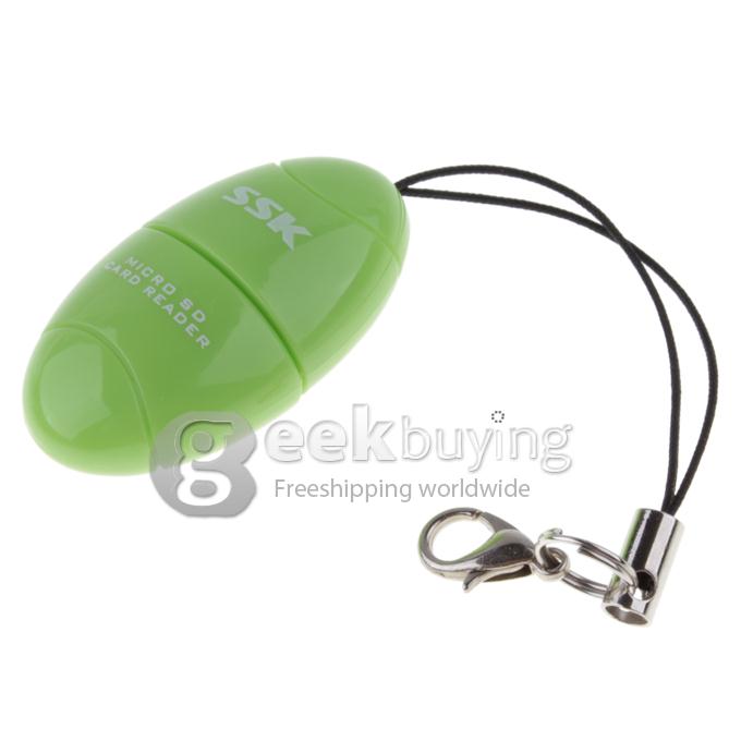 SSK SCRS056 USB2.0 Mini Card Reader for Micro SDHC SD T-flash