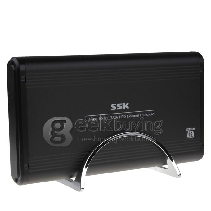 SSK 3.5" USB to IDE/SATA HDD External Enclosure Mobile Storage Case