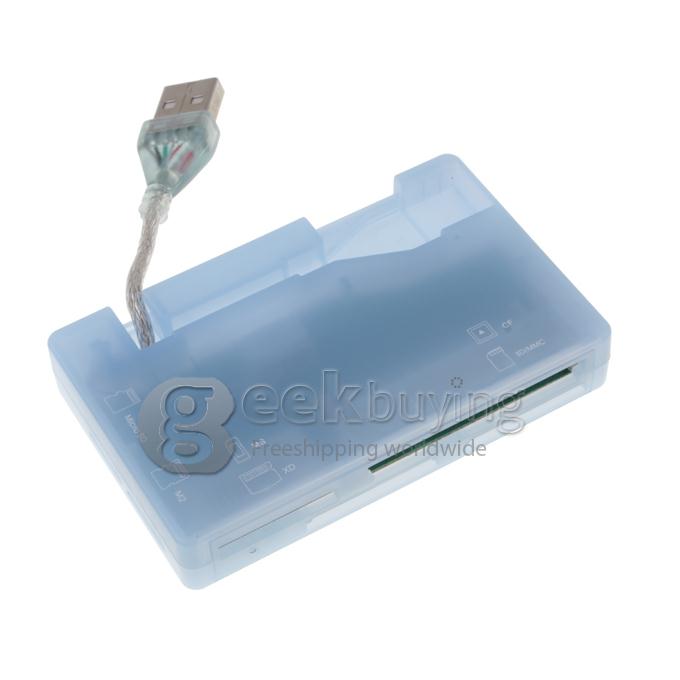 SSK SCRM026 ALL-IN-1 Card Reader - Blue